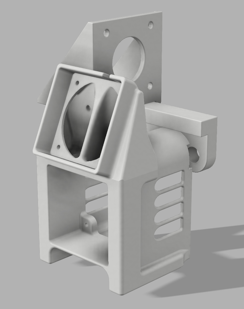 ender3 box fan shroud with twin cooling by STI_rallyracer | Download ...
