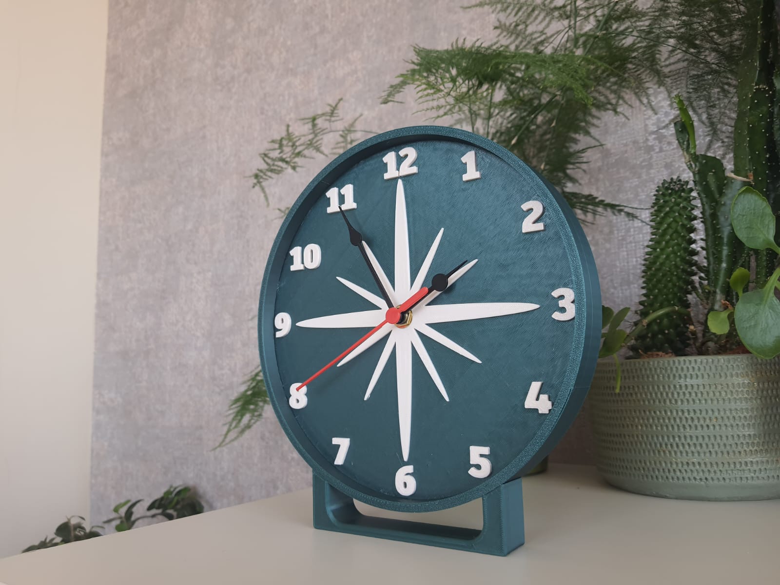Large Desk Clock Design by sercan küçükbaltaci | Download free STL ...