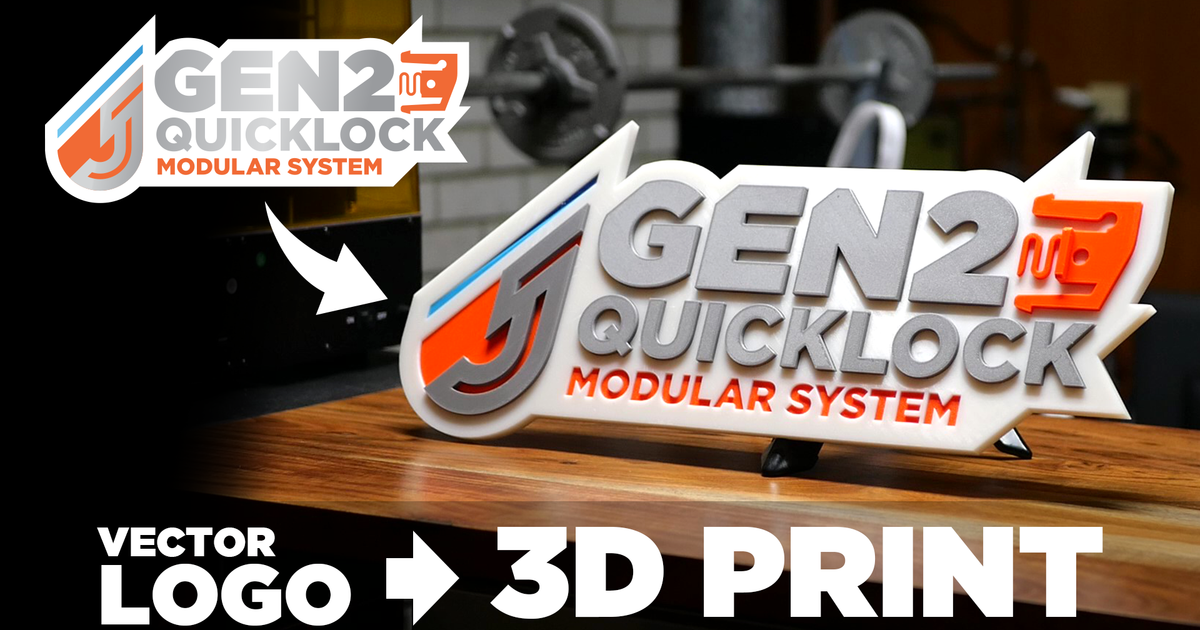 2D Vector to 3D Print Tutorial by Jerrari | Download free STL model ...