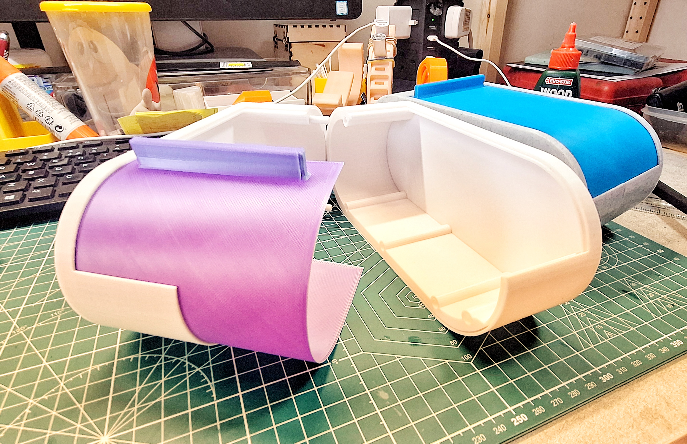 Sliding Curved Box Storage by luigi buongiorno | Download free STL ...