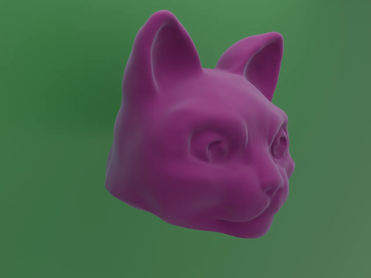 Cat Head by yakk3time | Download free STL model | Printables.com