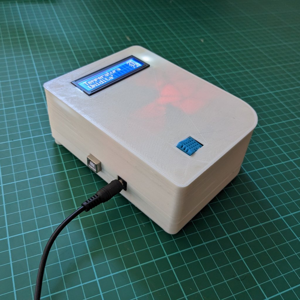 Arduino Temperature and Humidity sensor case (DHT11) por Controforme ...