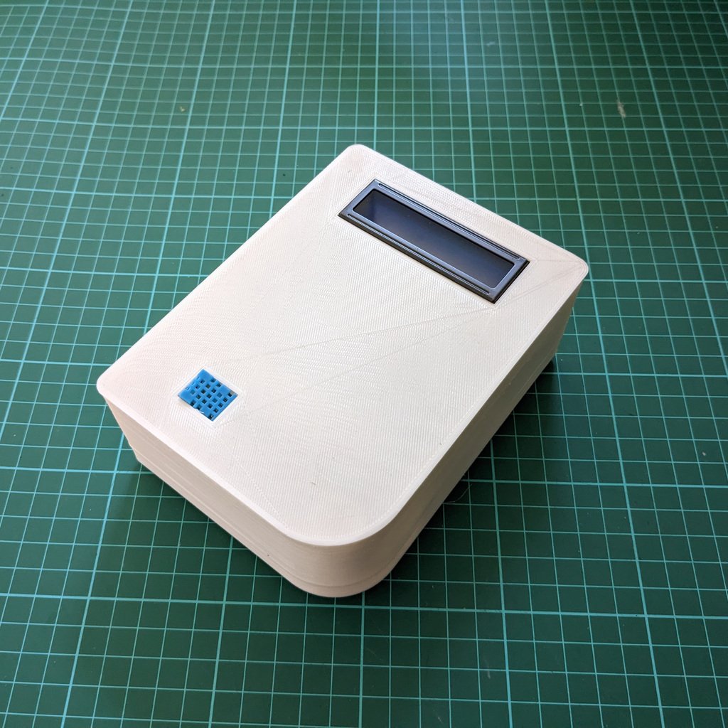Arduino Temperature and Humidity sensor case (DHT11) by Controforme ...