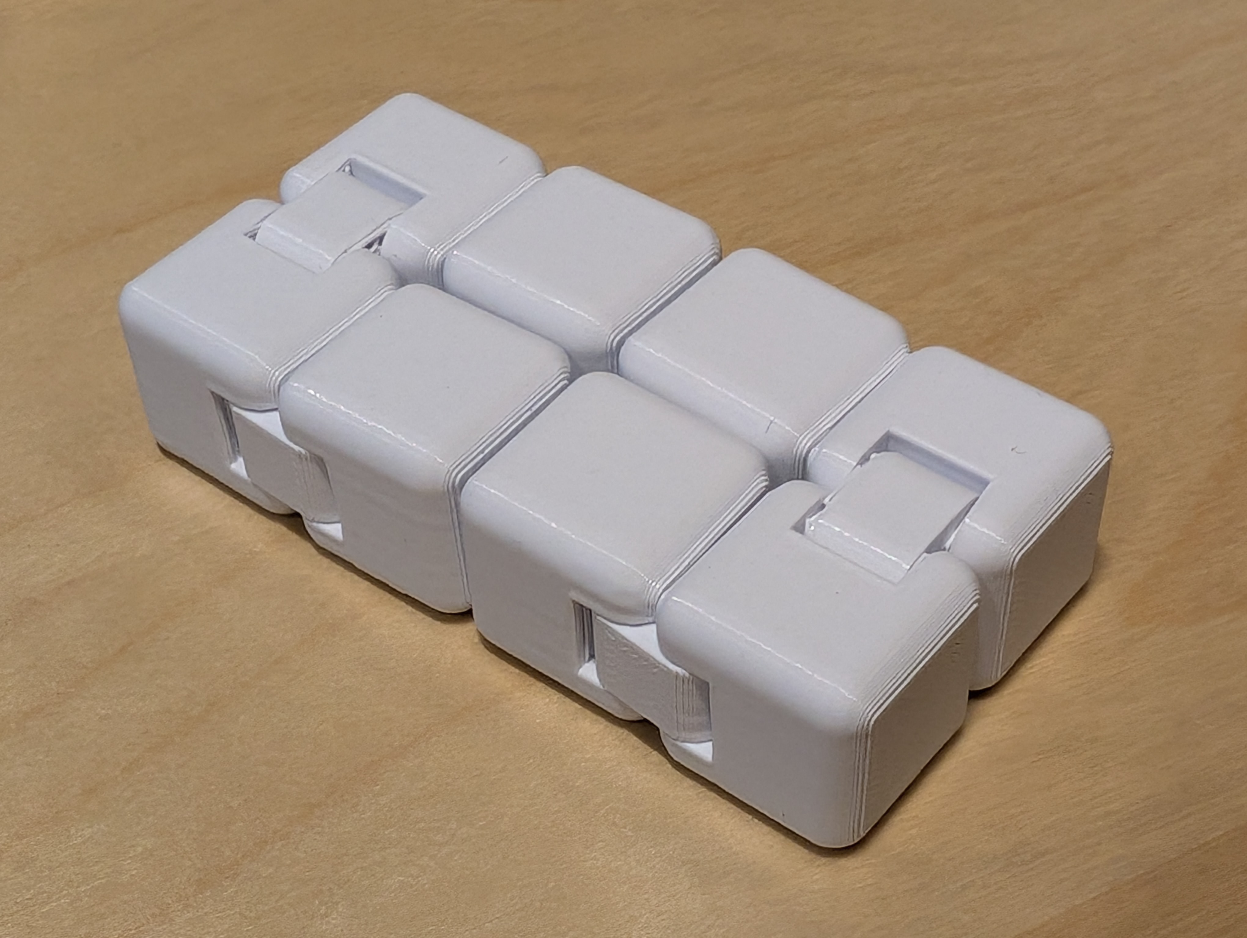 Infinity Cube with adjustable tolerances and magnet holes by Christoph ...
