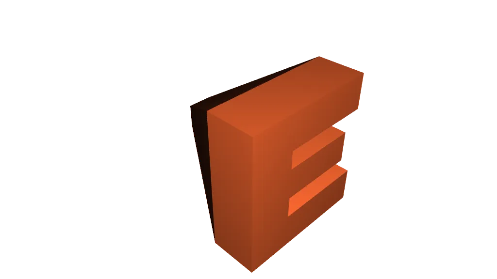 The Letter E by Polymathic 3D Printer Creations | Download free STL ...
