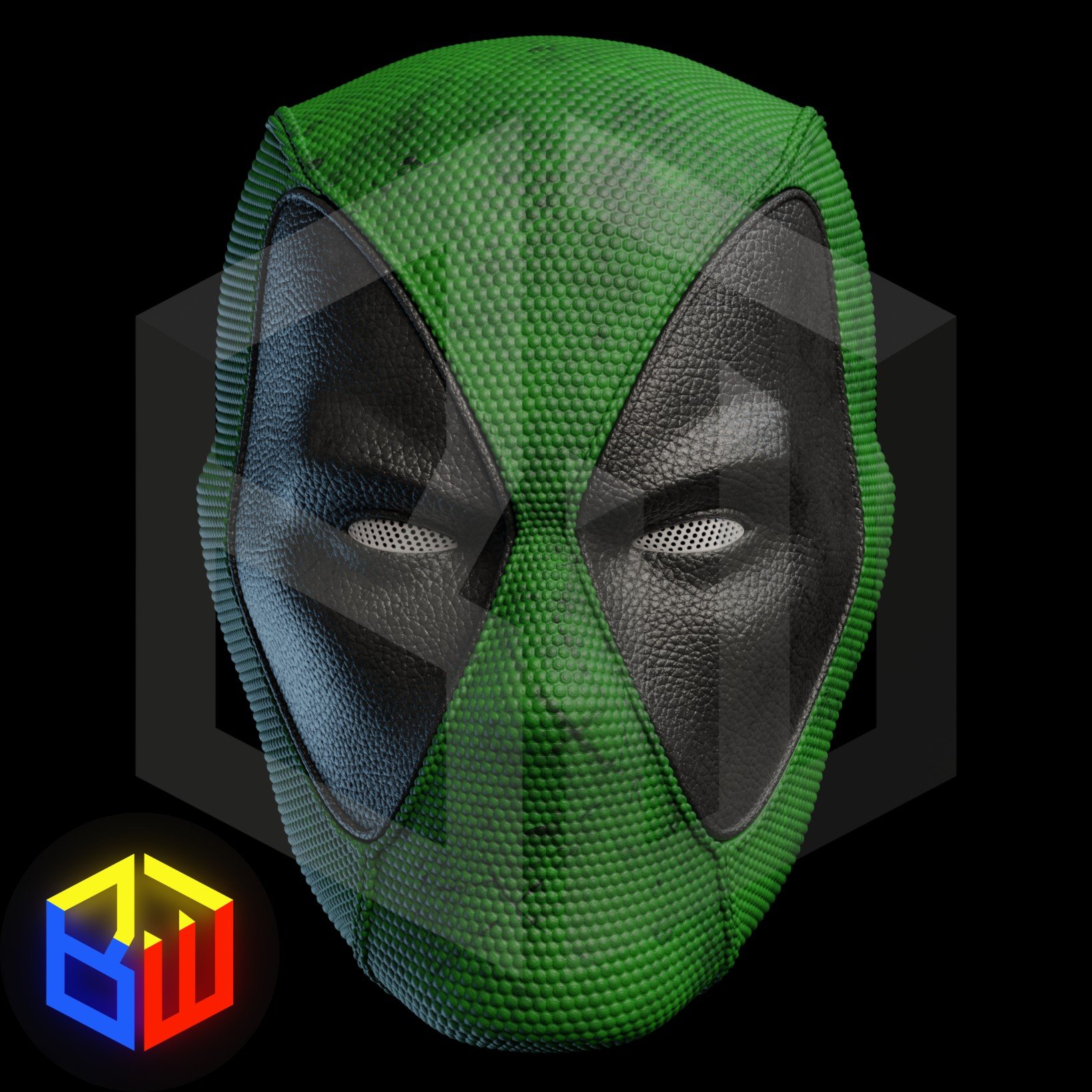 Deadpool Comic Style Textured Helm by Friter | Download free STL model ...