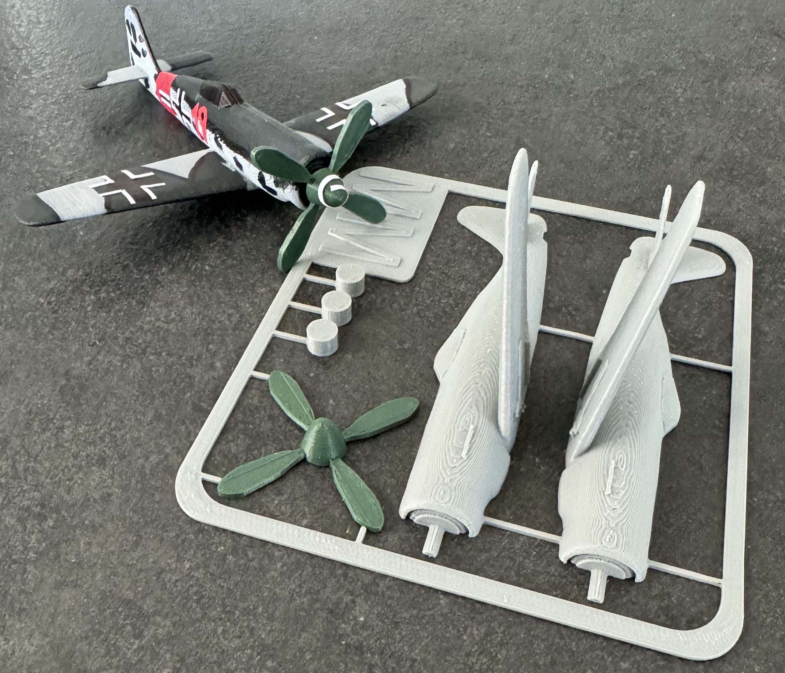 Focke-Wulf Fw 190 kit card by MM | Download free STL model | Printables.com