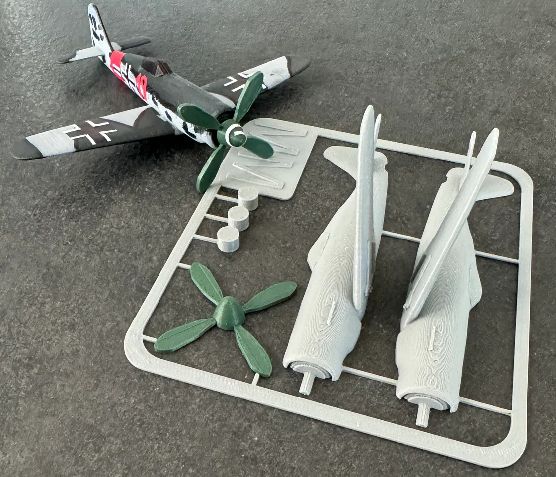 Focke-Wulf Fw 190 kit card by MM | Download free STL model | Printables.com