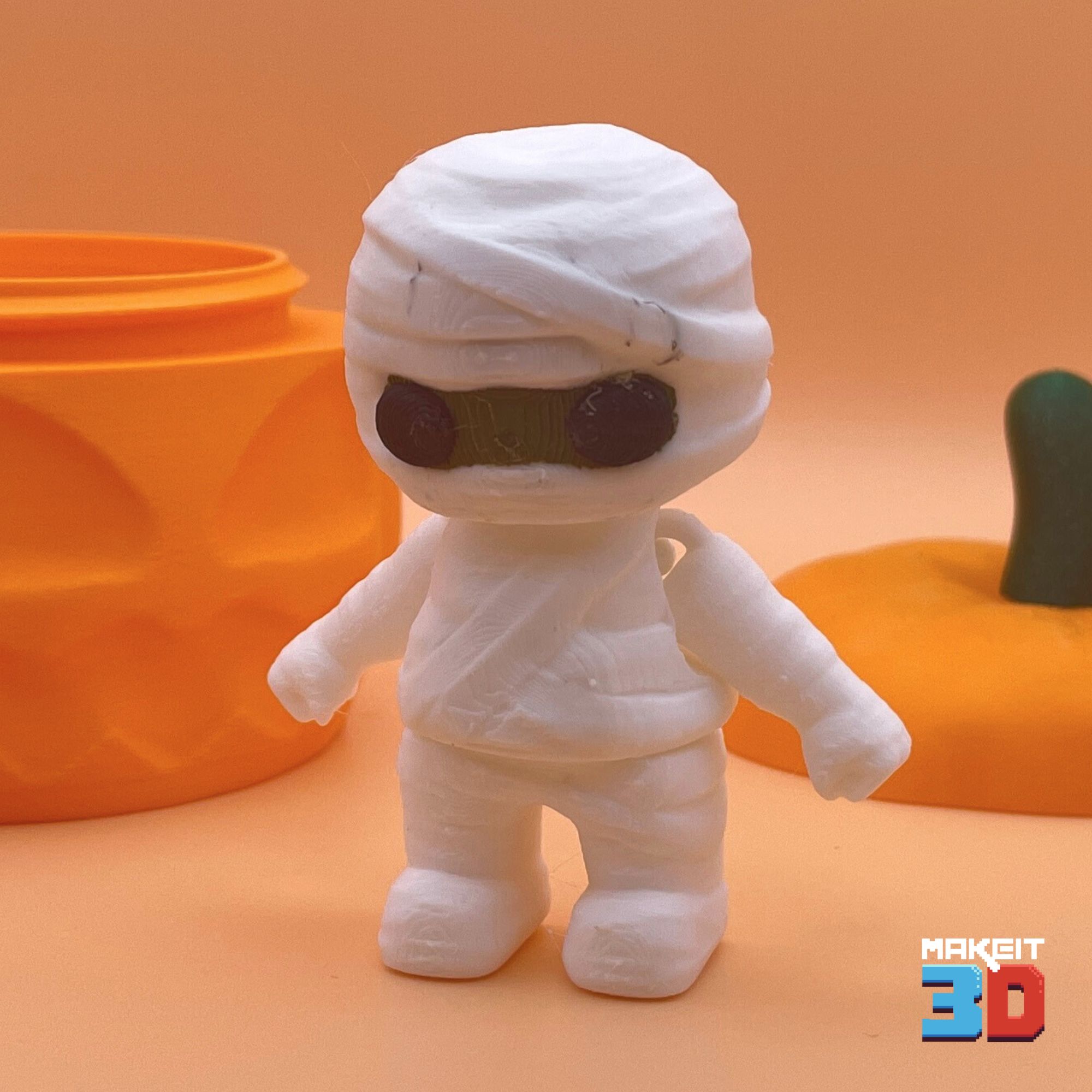 3D Printable Spooky Articulated Mummy by Brandon Santana | Printables Store