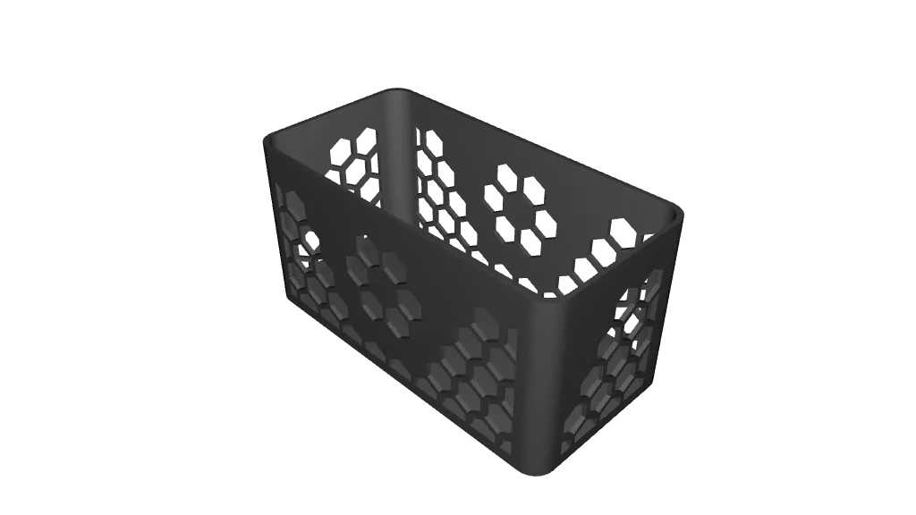 Box honeycomb 240x120x120 by Arasti | Download free STL model ...