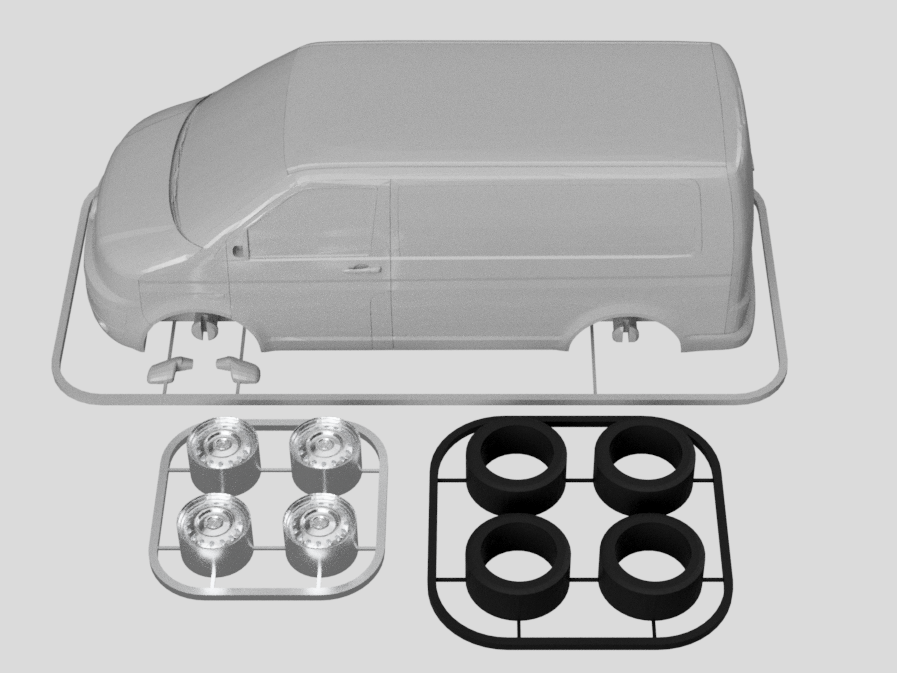 VW T5 Transporter / Multivan Bus Kit Card by The Kit Card Guy ...