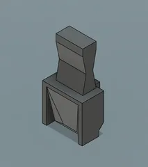 19" 1U Server Rack Cover Plate by B3D | Download free STL model ...