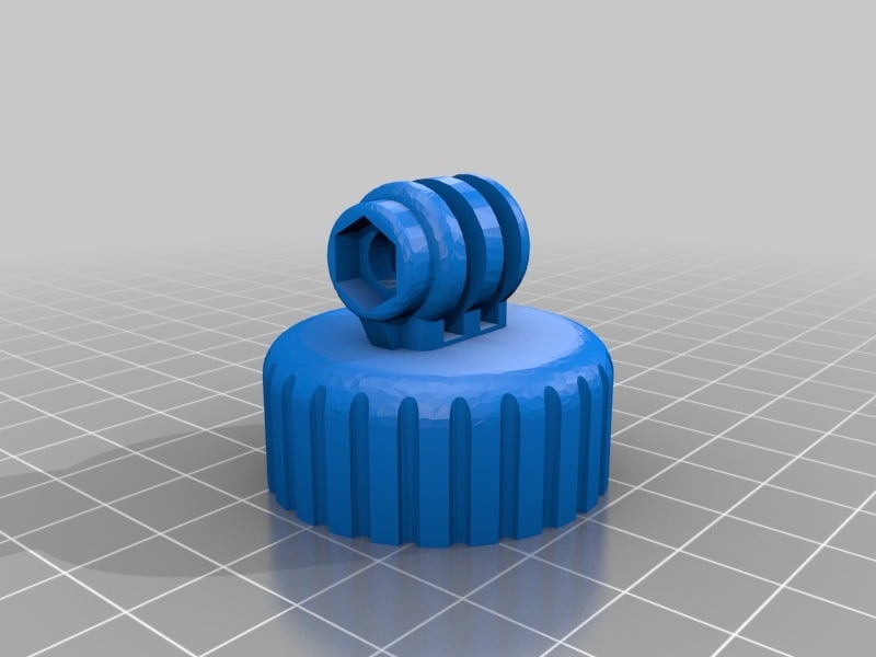 GoPro Bottle Cap Mount by TVJAB | Download free STL model | Printables.com
