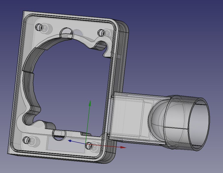 Tiny-T AirFilter ABS printing exhaust pipe non-destructive installation plug-in by Windy G ...