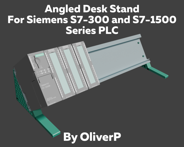 Angled Desk Stand for Siemens Simatic S7-300, S7-1500 Series PLC by ...