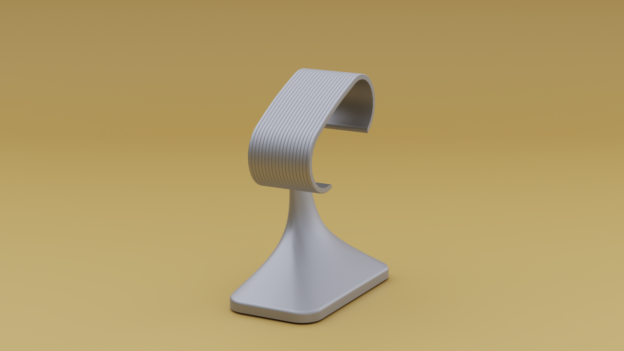 Aesthetic Fluted/Ribbed Watch Stand by Nozzled Studios | Download free ...