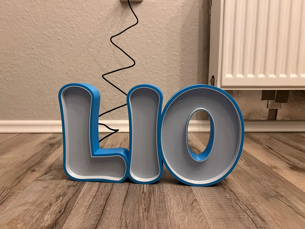 Namenslampe Lio, LED by C B | Download free STL model | Printables.com
