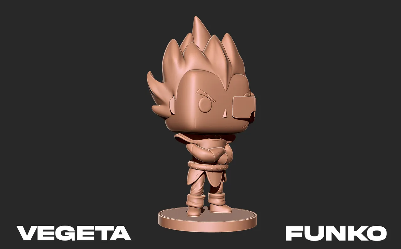 Vegeta Funko Character Free 3d Print Model By Prinhub Download Free Stl Model