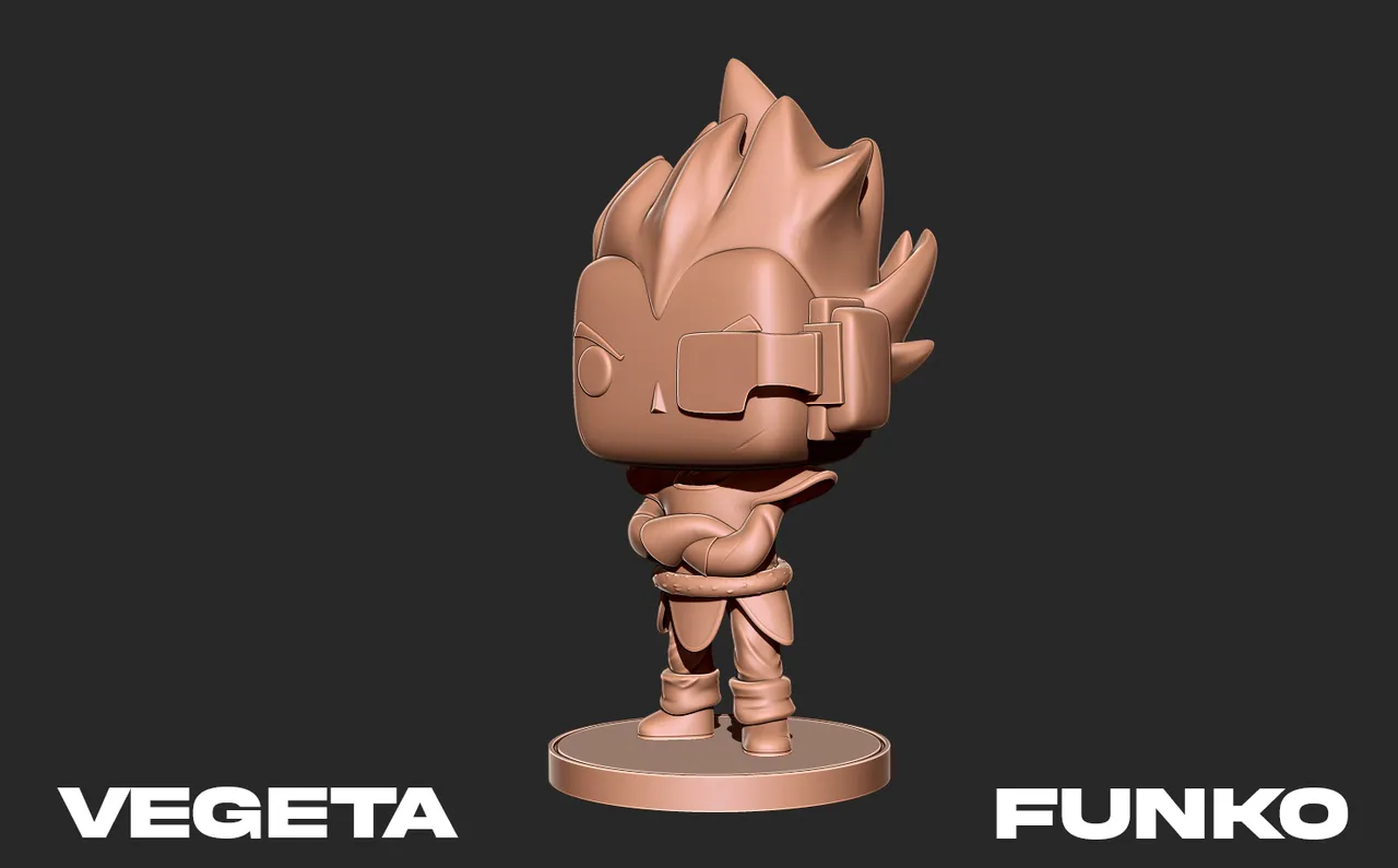 Vegeta Funko Character Free 3d Print Model By Prinhub Download Free Stl Model