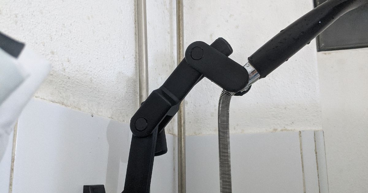 Articulated Long Shower Head Wall Support by Rabisco | Download free ...