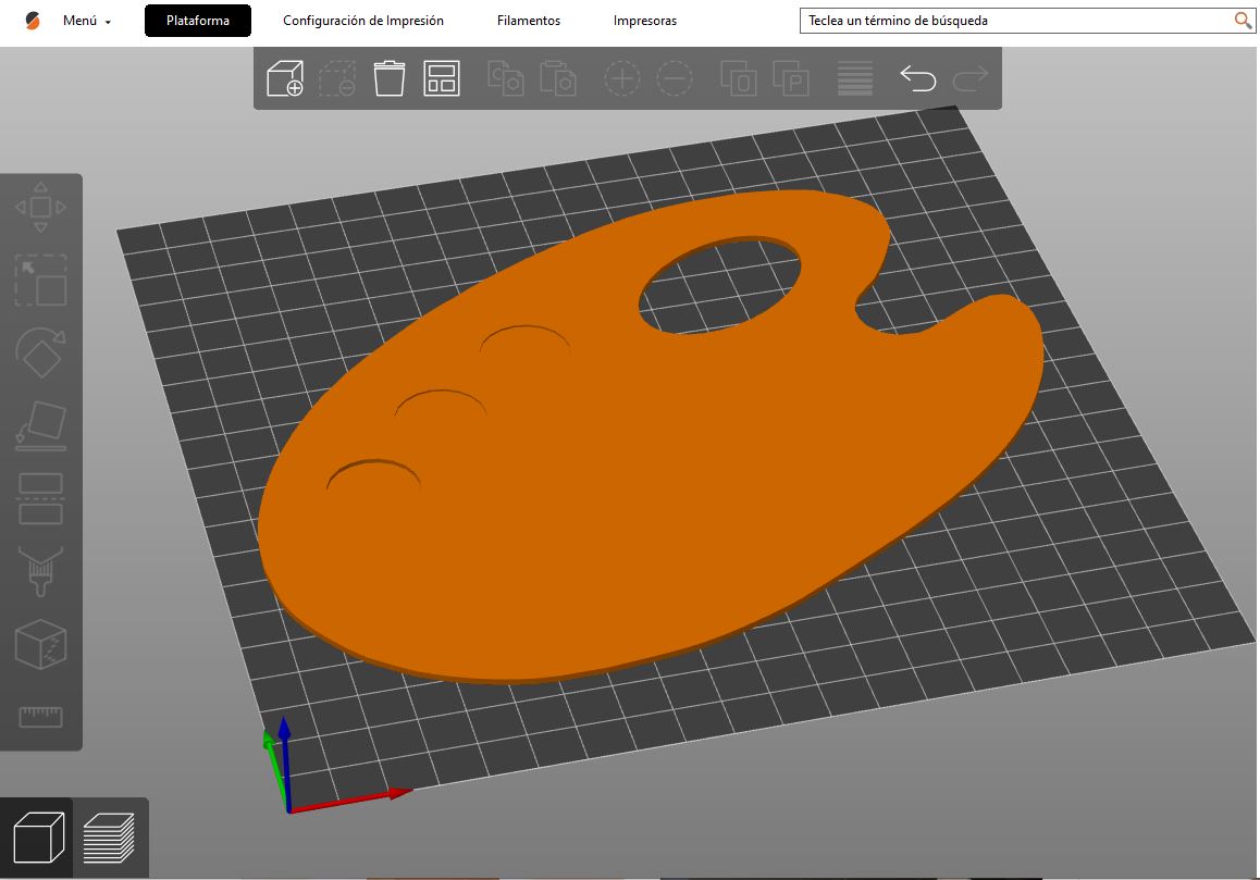 Paleta pintor by Gaby Gauchito | Download free STL model | Printables.com