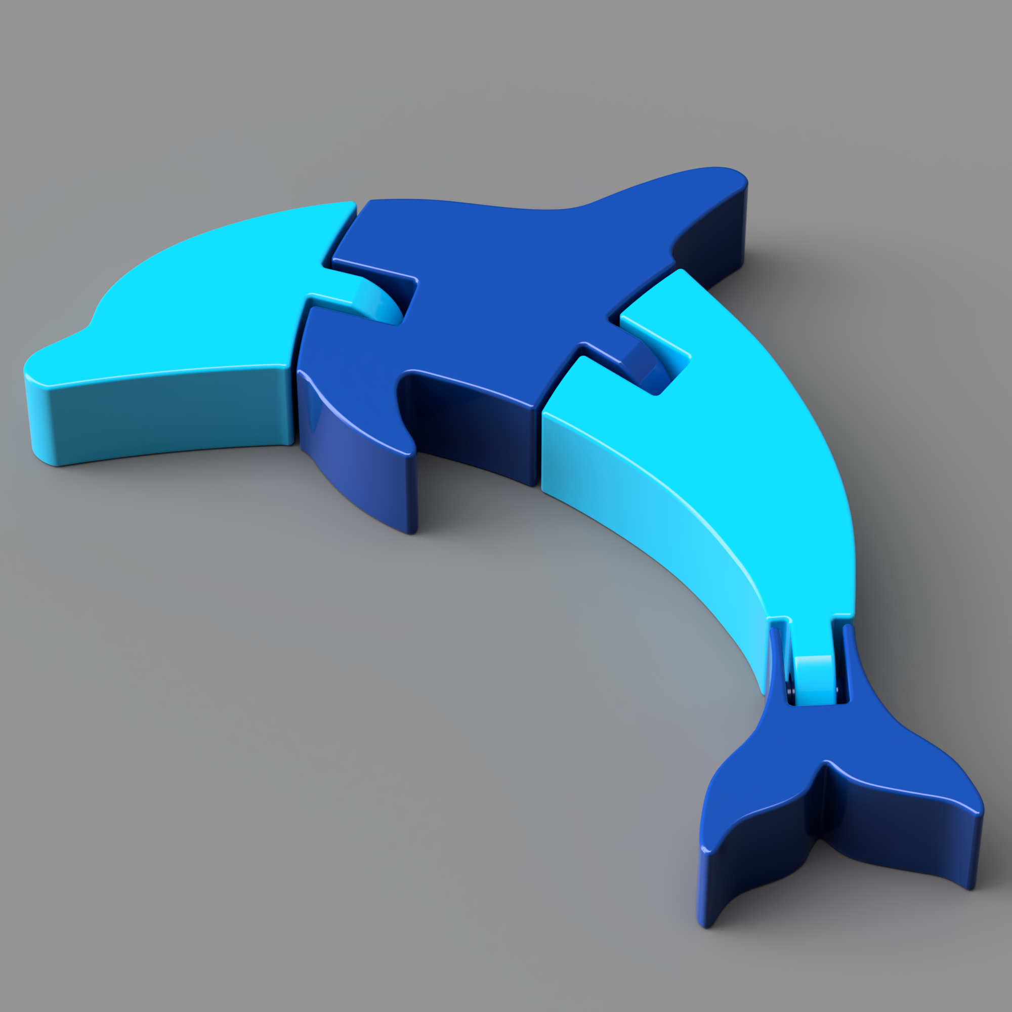 Articulated Dolphin by Form 3D | Download free STL model | Printables.com