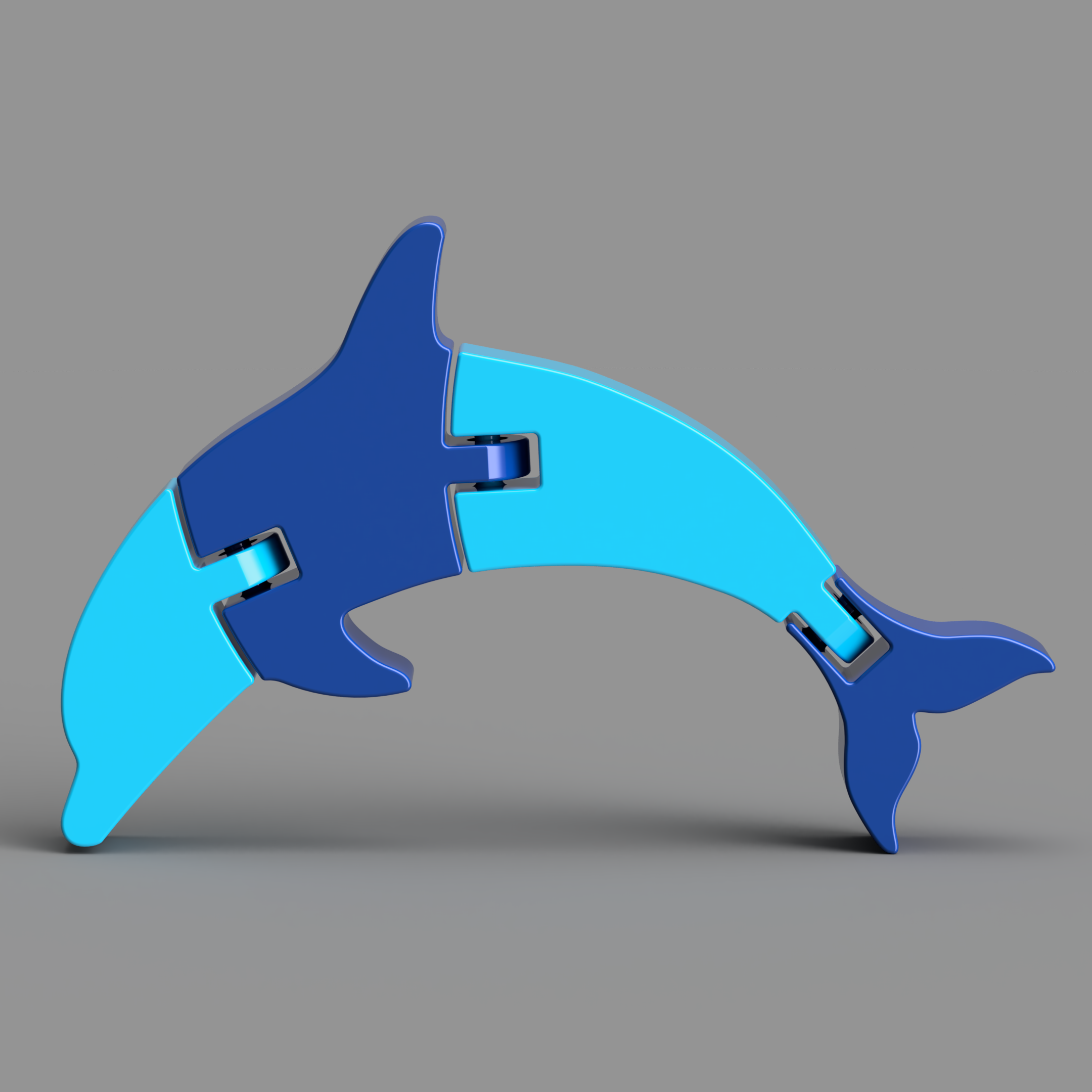 Articulated Dolphin by Form 3D | Download free STL model | Printables.com