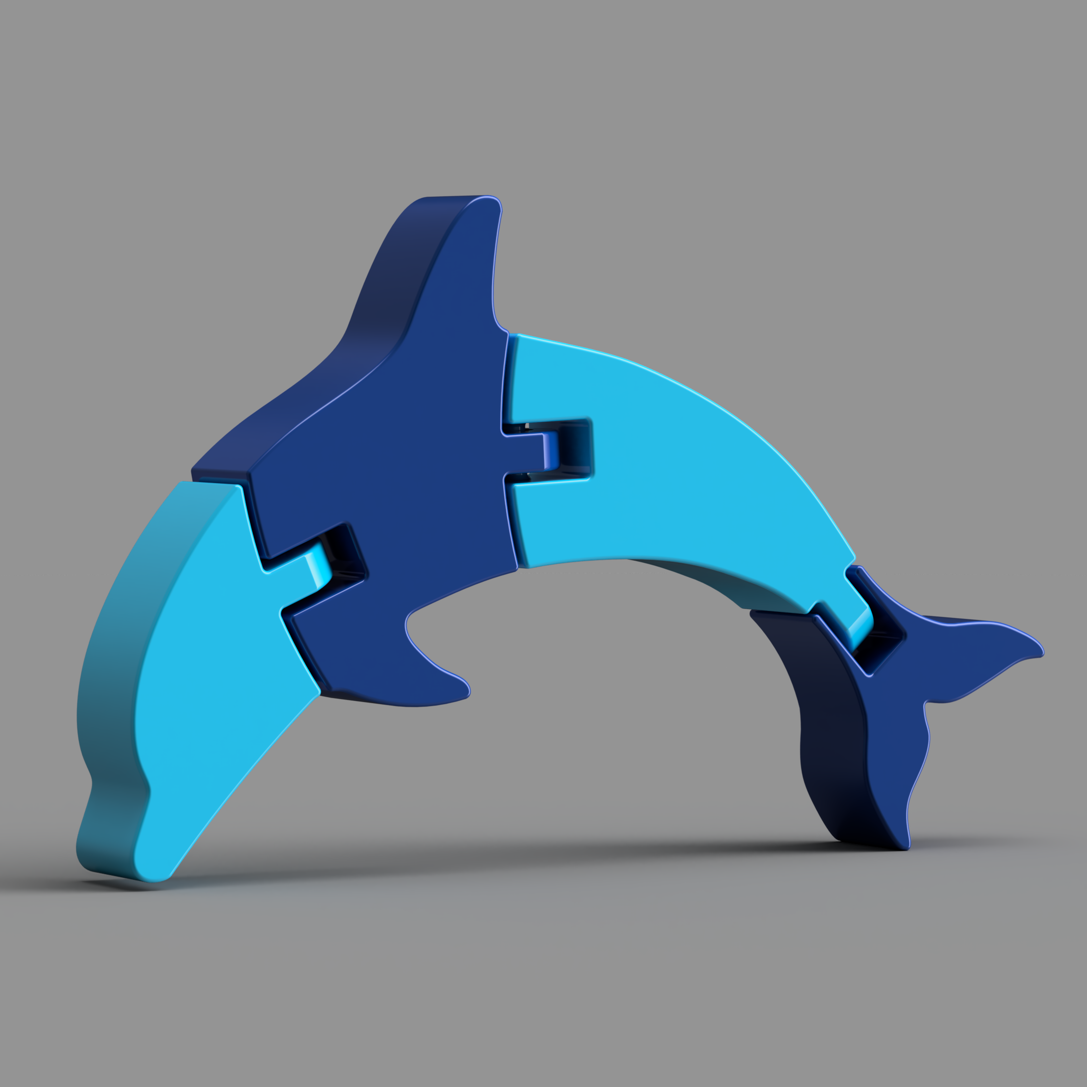 Articulated Dolphin by Form 3D | Download free STL model | Printables.com