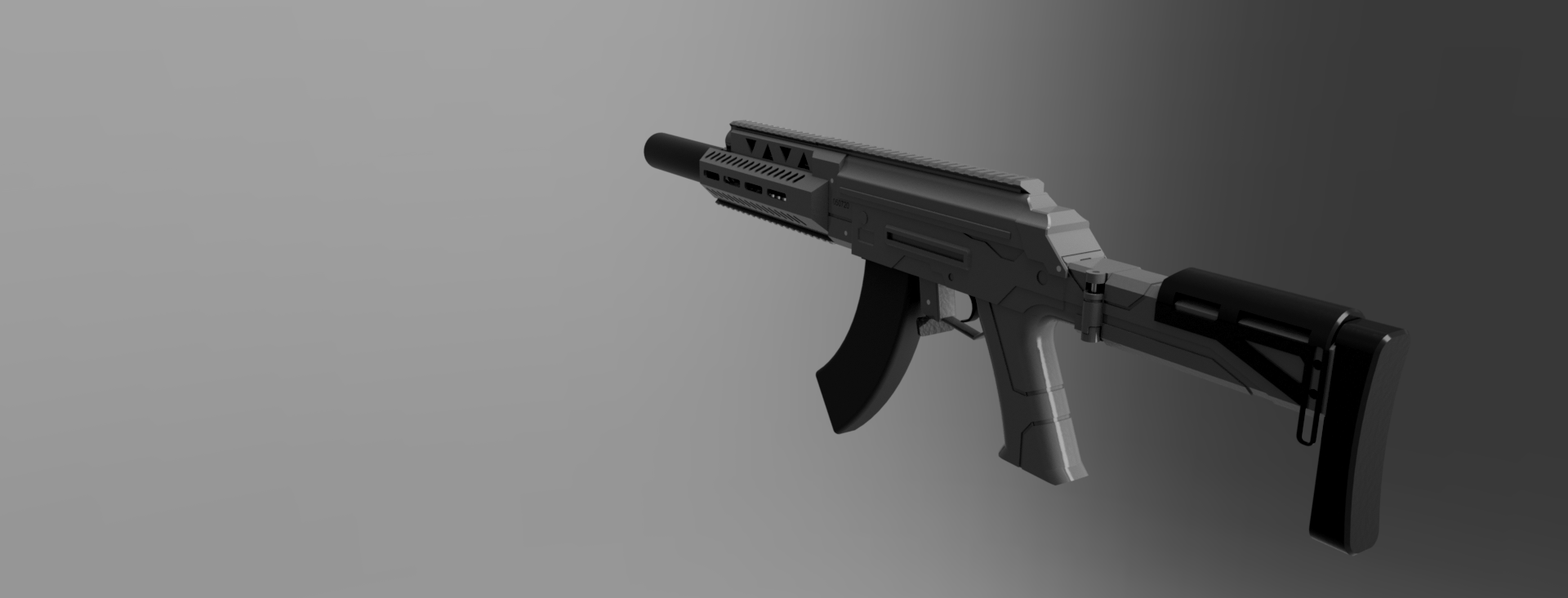 Sci-fi airsoft ak by JA3D | Download free STL model | Printables.com