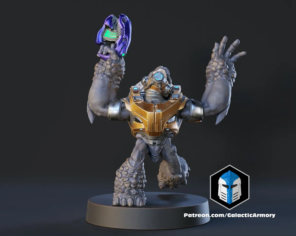 Halo Grunt Miniature by Galactic Armory | Download free STL model ...
