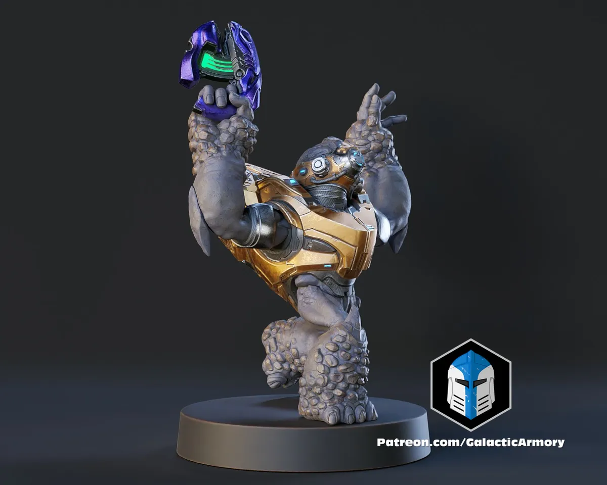 Halo Grunt Miniature by Galactic Armory | Download free STL model ...