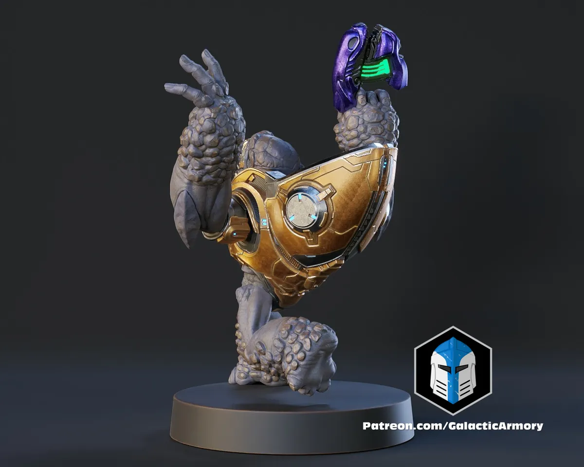 Halo Grunt Miniature by Galactic Armory | Download free STL model ...