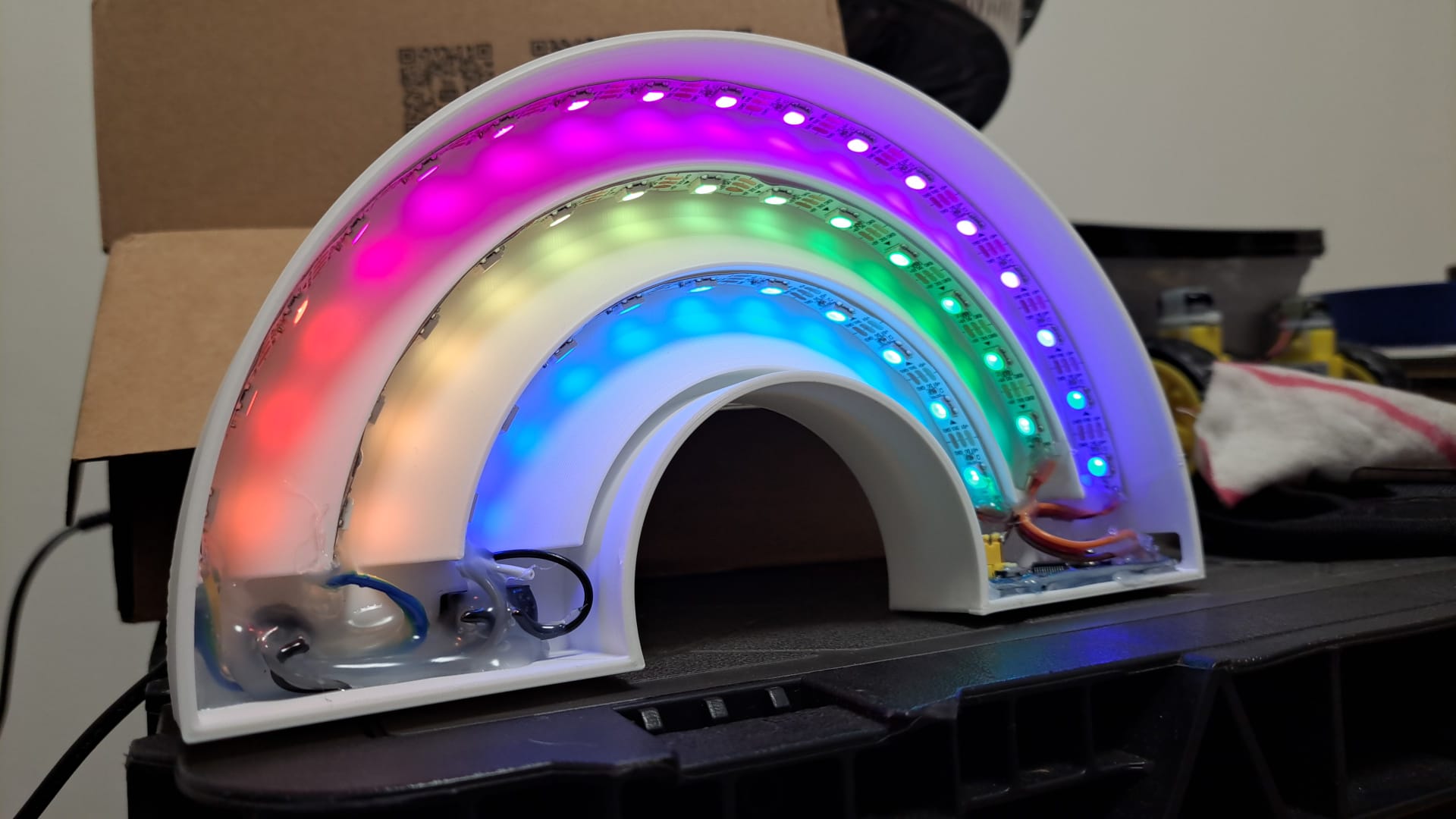 Rainbow night light by Lior Schwartz | Download free STL model ...