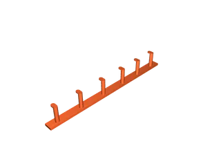 simple minimalist key holder by ofer feldman | Download free STL model ...