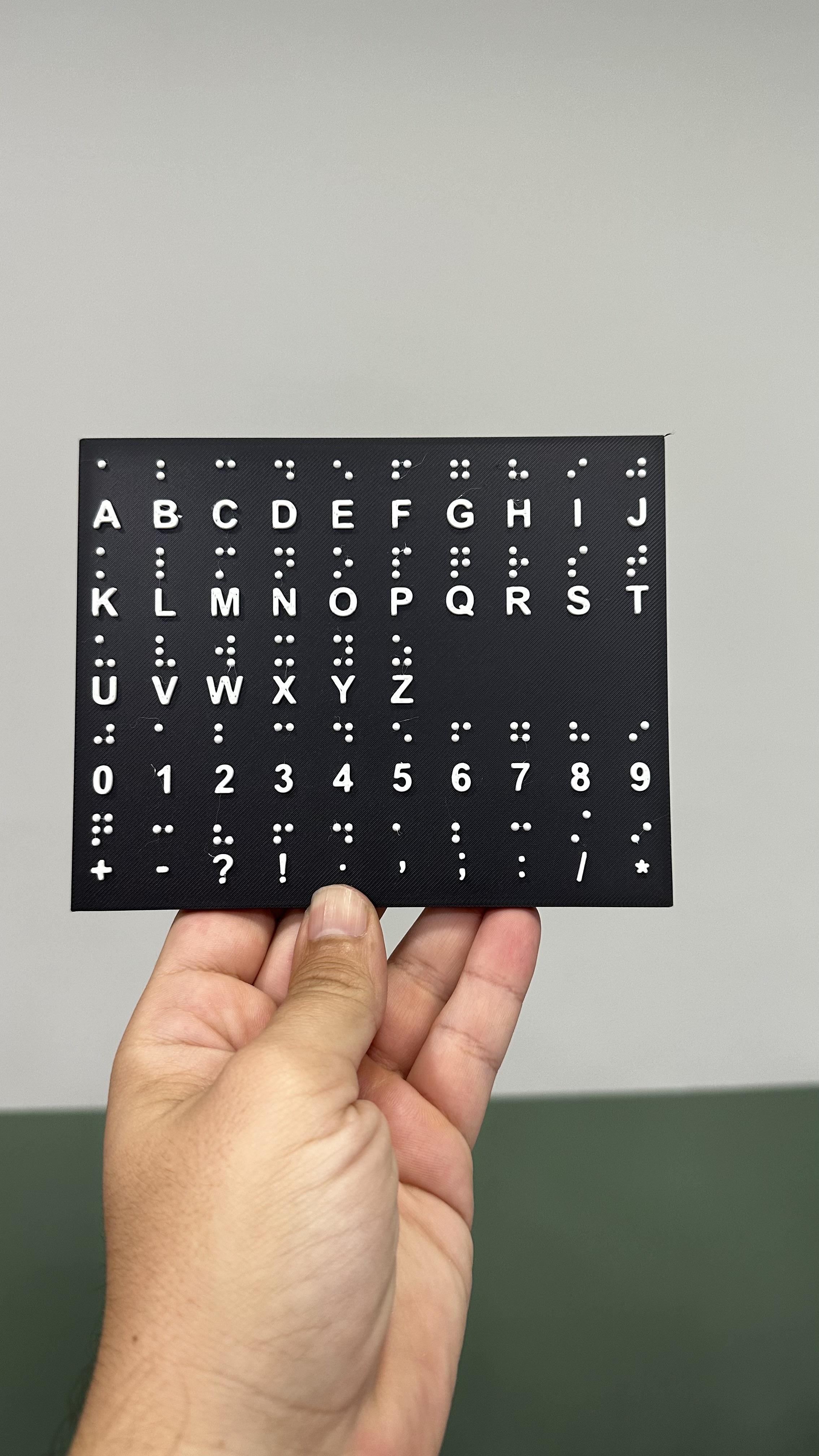 braille alphabet by Атанас Атанасов | Download free STL model ...
