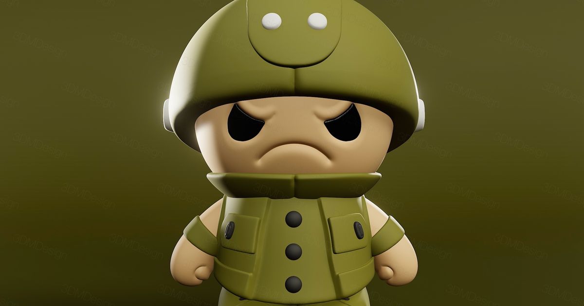 Grumpy Soldier Greg by 3DMDesign | Download free STL model | Printables.com
