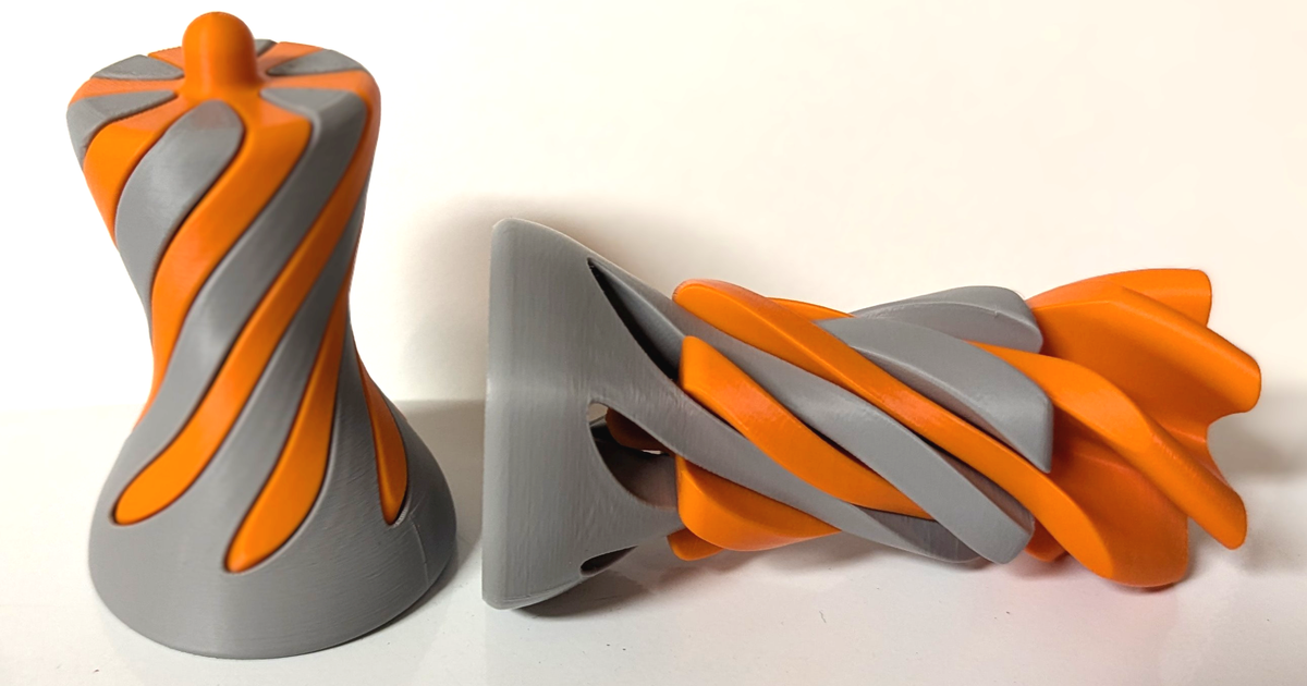 Spiral Passthrough Fidget by LIG Computer | Download free STL model ...