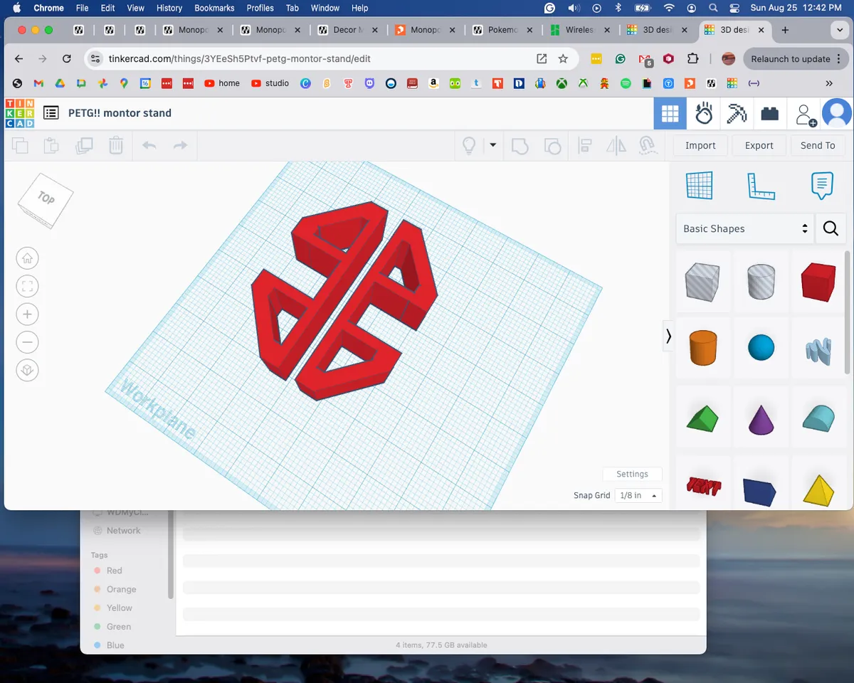 Monitor Stand by Gavin Pyle | Download free STL model | Printables.com