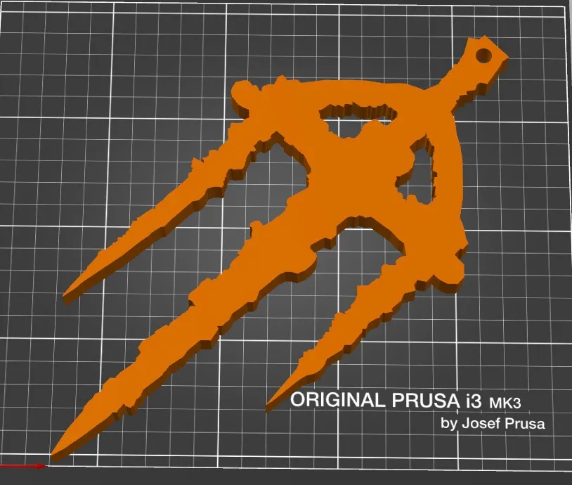 Mohg Spear Keychain by someguy1 | Download free STL model | Printables.com