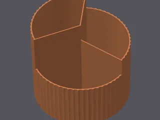 Sectioned Stationary Pot by tkiddy95 | Download free STL model ...