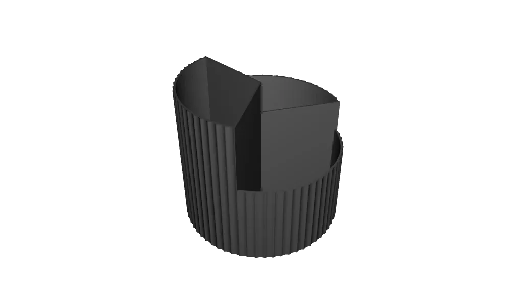 Sectioned Stationary Pot by tkiddy95 | Download free STL model ...