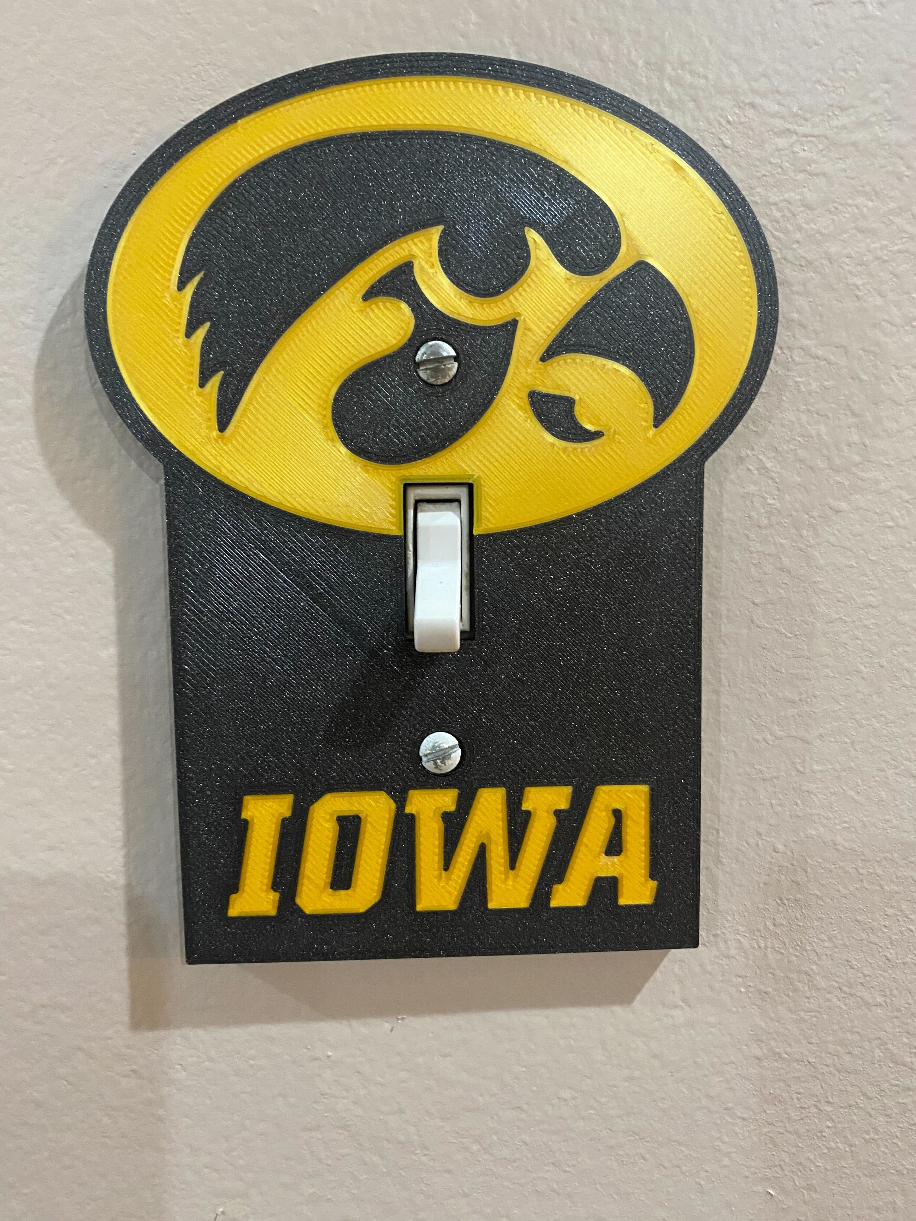 Iowa Hawkeyes Switch Cover by Scott D | Download free STL model ...