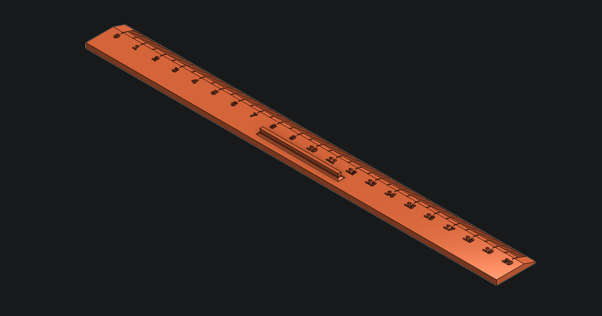 ownMade - Geometric Ruler by Rieva | Download free STL model ...