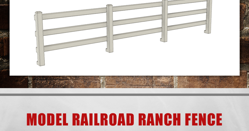 Model Train/Railroad Ranch Fence by JayBird_25 | Download free STL ...