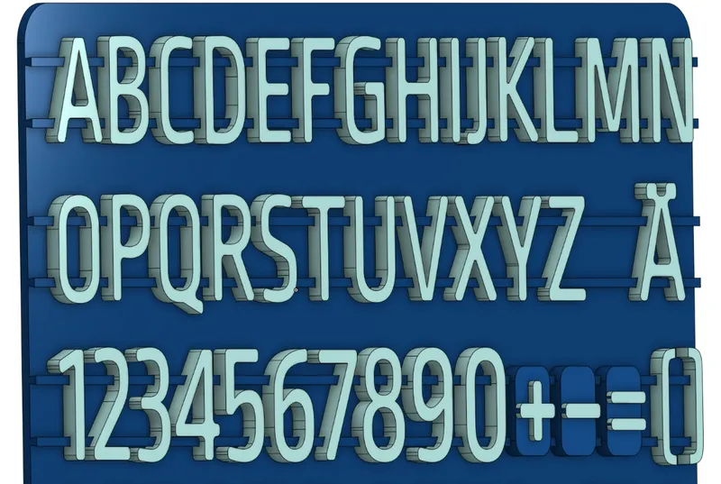 Alphabetical and numerical table by Thorin Oakenshield | Download free ...