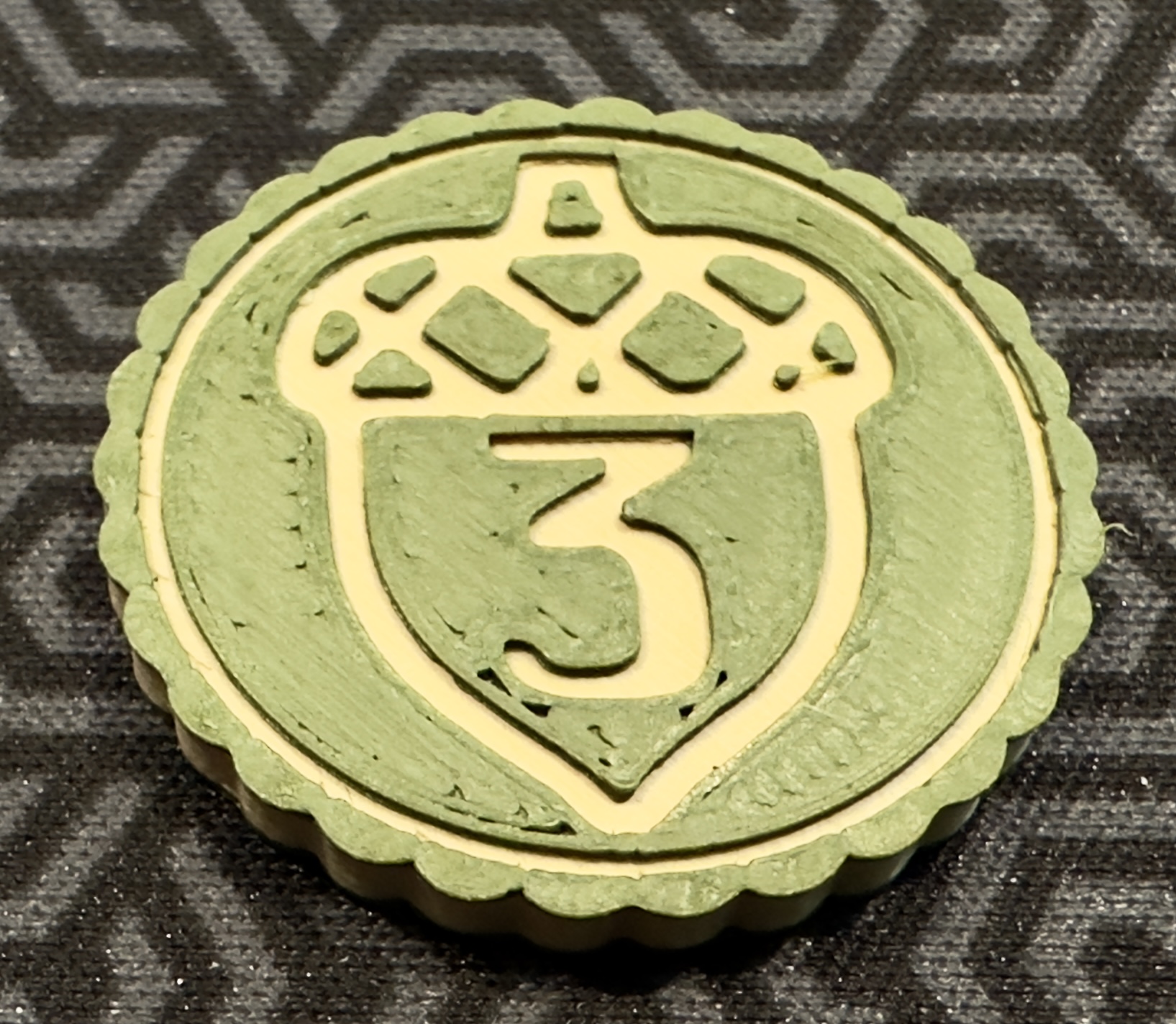 Acorn Coins por giantmike | Descargar modelo STL gratuito | Printables.com