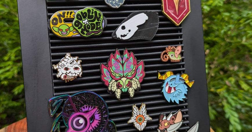 Enamel Pin Picture Frame Display by Astrovore | Download free STL model ...