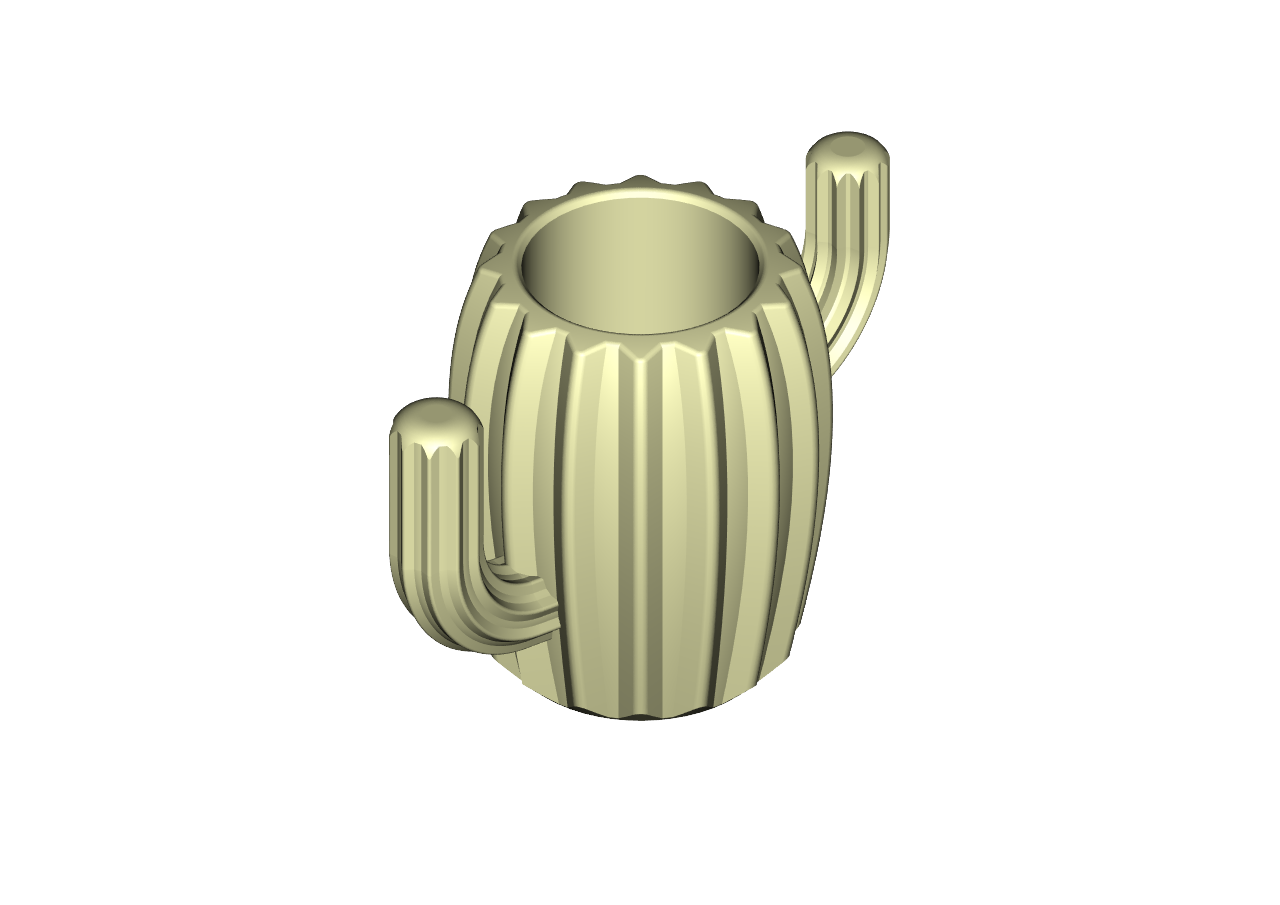 Cactus Pen Holder By Cartesius 3D Download Free STL Model Cactus Pen Holder By Cartesius 3D Download Free STL Model