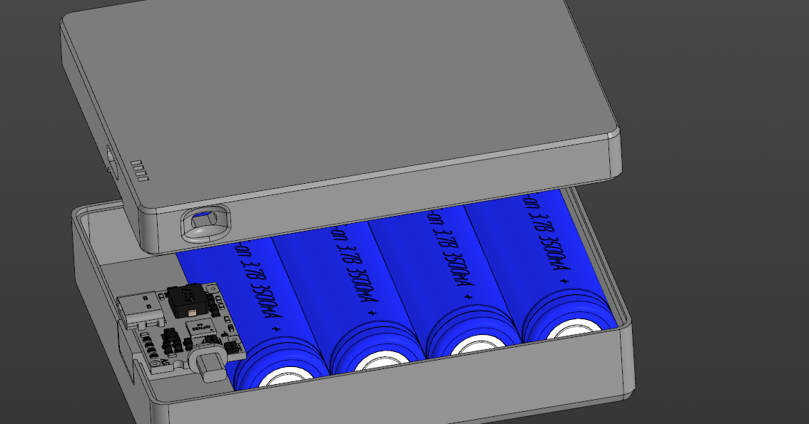 Powerbank на 4шт 18650, с использованием модуля IP5310 by myxxx323 ...