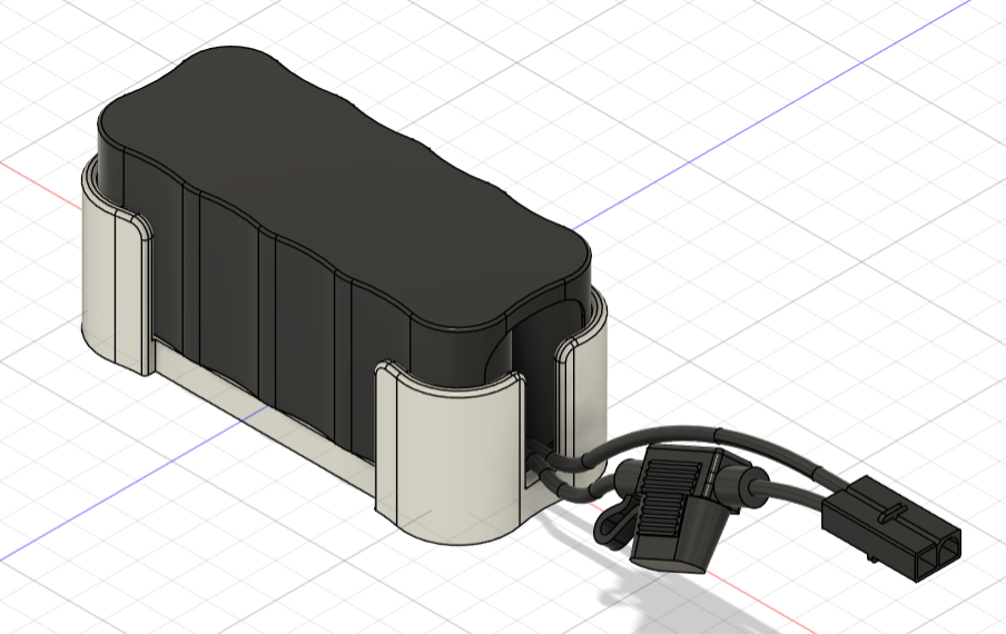 Improved goBILDA/Matrix Battery Holder for FTC by Micah | Download free ...